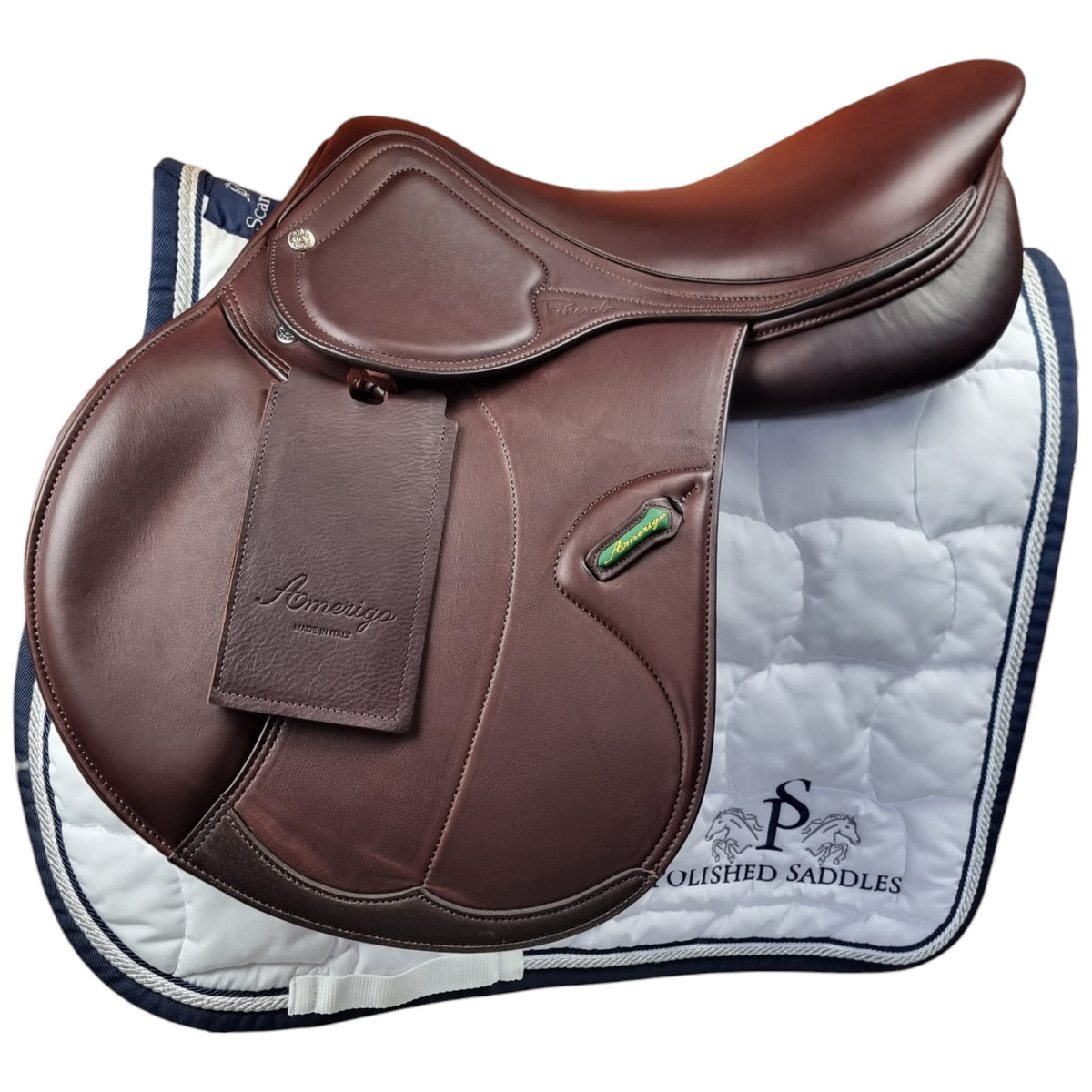 Amerigo CC Pinerolo Sinergico Jumping Saddle 2025 — Polished Saddles